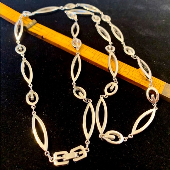 Givenchy | Jewelry | Givenchy Emblem Silver Necklace Circa 8s | Poshmark